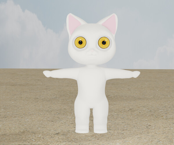 ArtStation - Blender Cat | Game Assets