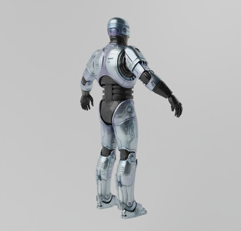 ArtStation - Robocop Lowpoly Rigged | Resources