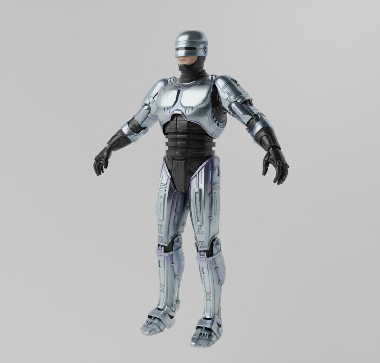 ArtStation - Robocop Lowpoly Rigged | Resources