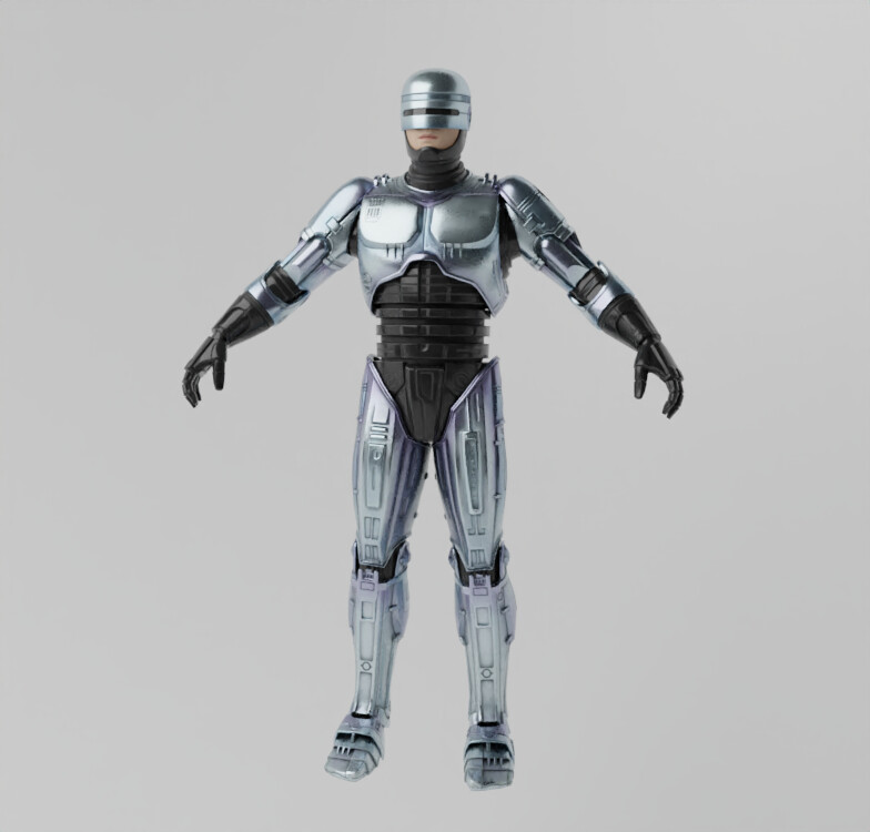 ArtStation - Robocop Lowpoly Rigged | Resources