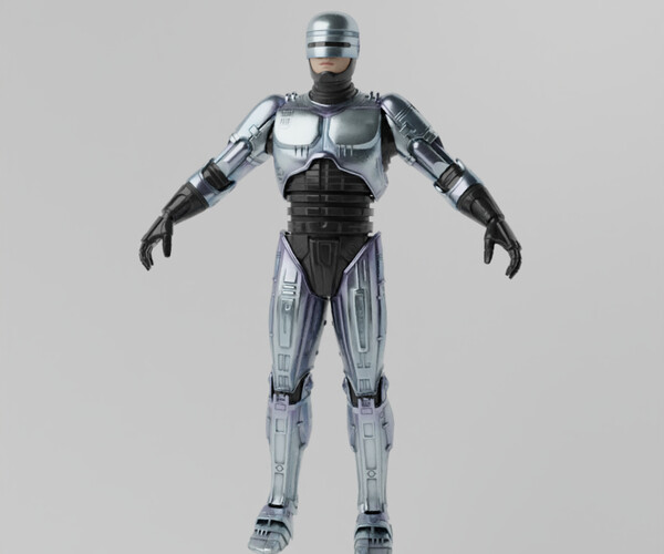 ArtStation - Robocop Lowpoly Rigged | Resources