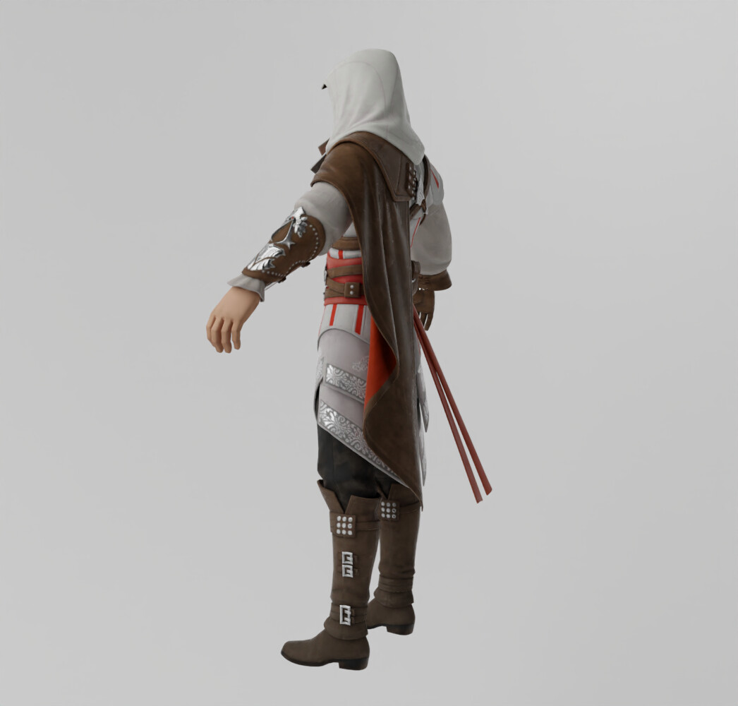 ArtStation - Ezio Assassins Creed Lowpoly RIgged | Game Assets