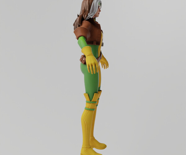 ArtStation - Rogue X-Men Lowpoly Rigged | Resources