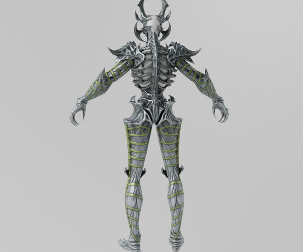 ArtStation - Silver Demon Lowpoly Rigged | Resources
