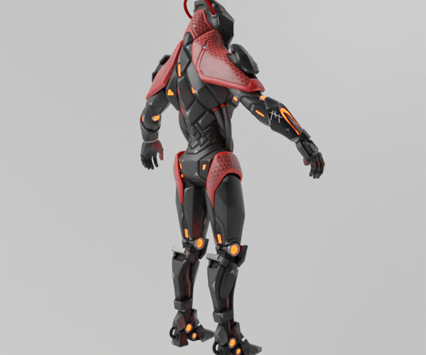ArtStation - Mecha Demon Lowpoly Rigged | Resources