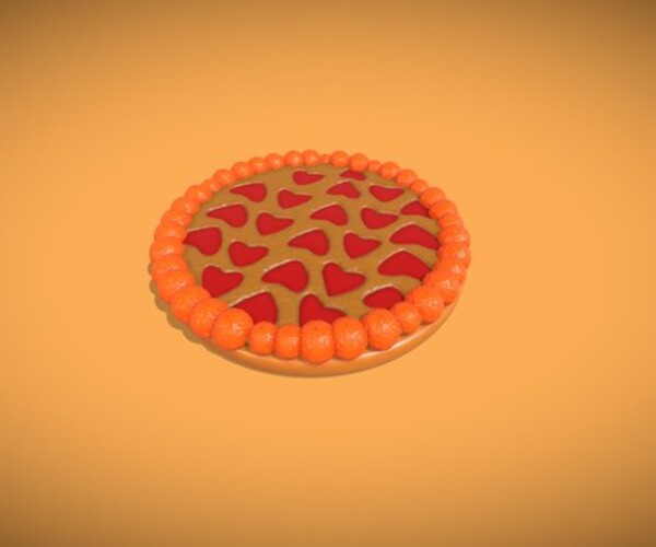ArtStation - Pie 3D Model | Resources