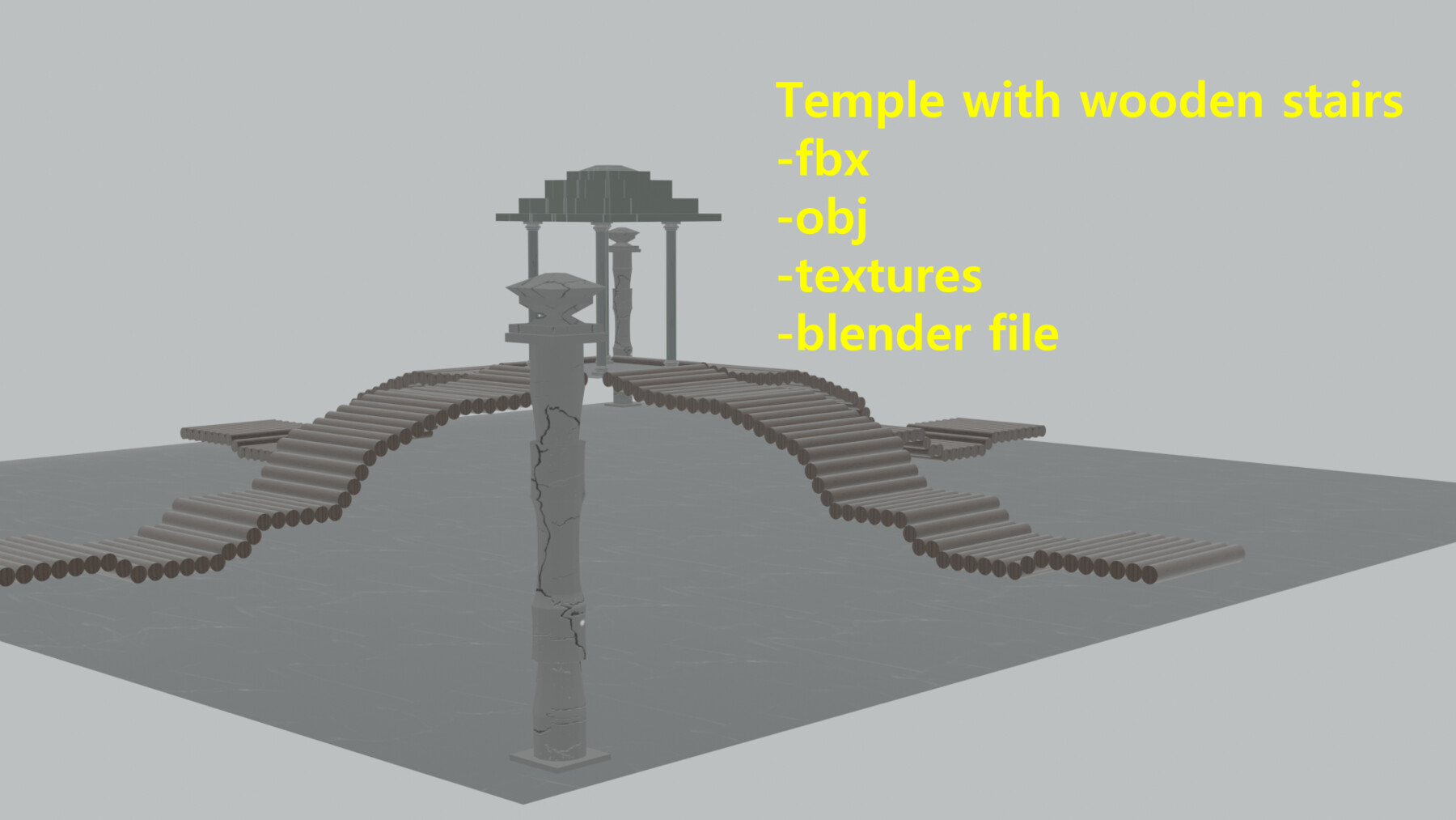 ArtStation - 3D Temple | Game Assets