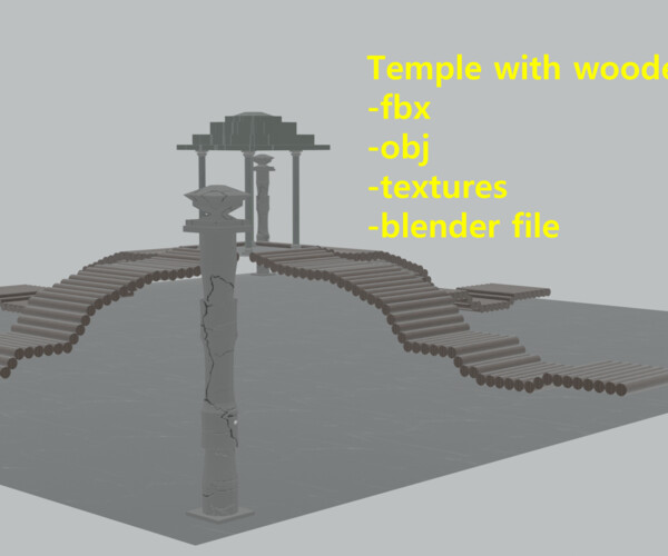 ArtStation - 3D Temple | Game Assets