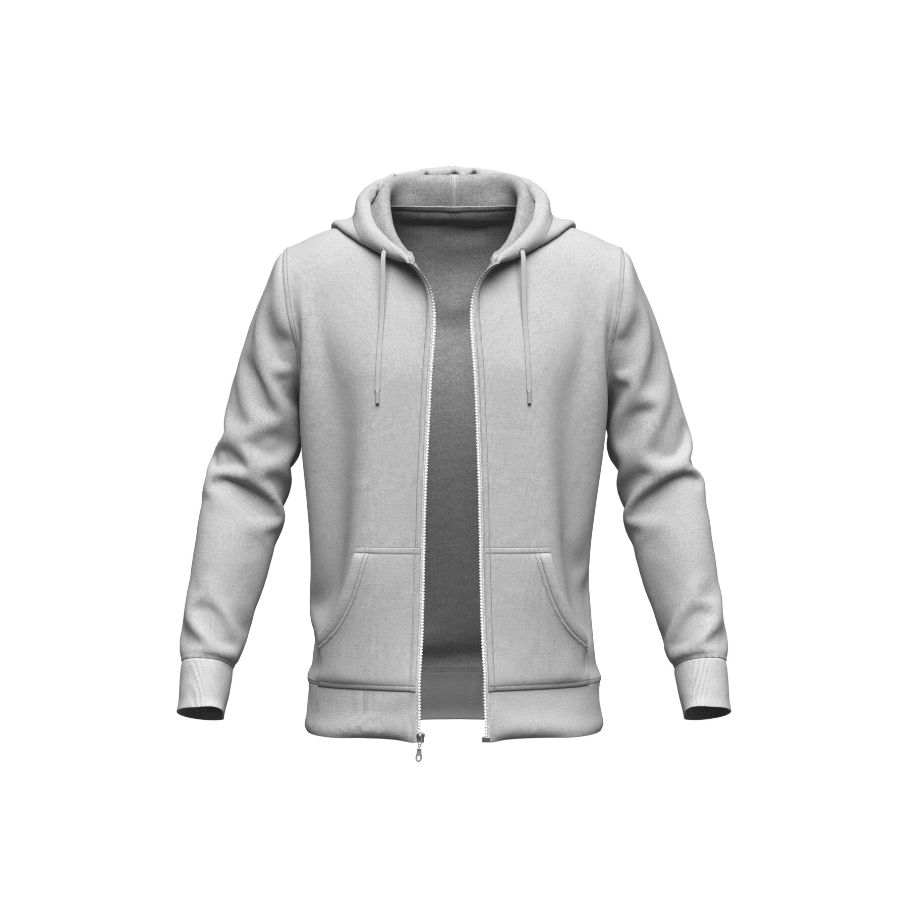 ArtStation - Front Zip Hooded Jacket 3d Model | Resources
