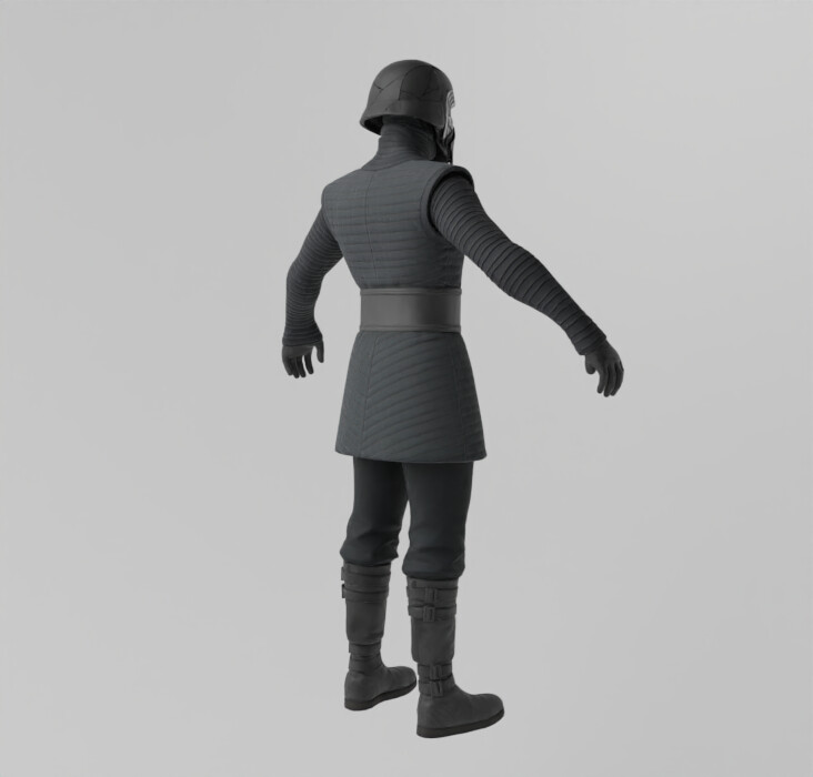 ArtStation - Kylo Ren Lowpoly Rigged | Resources