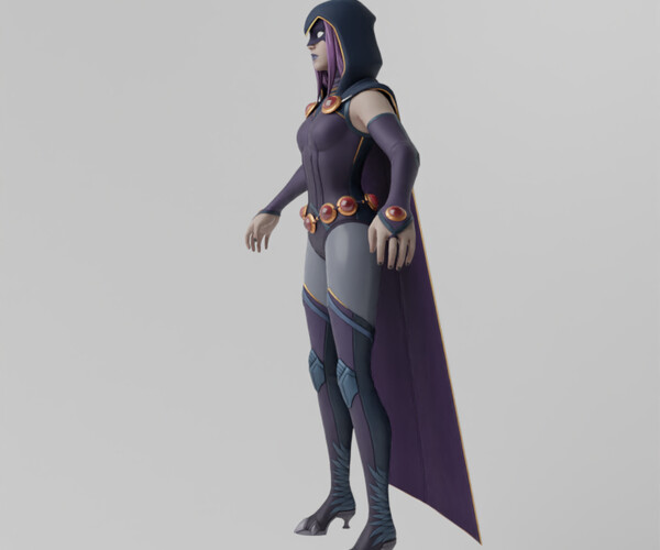 ArtStation - Raven Lowpoly Rigged | Resources