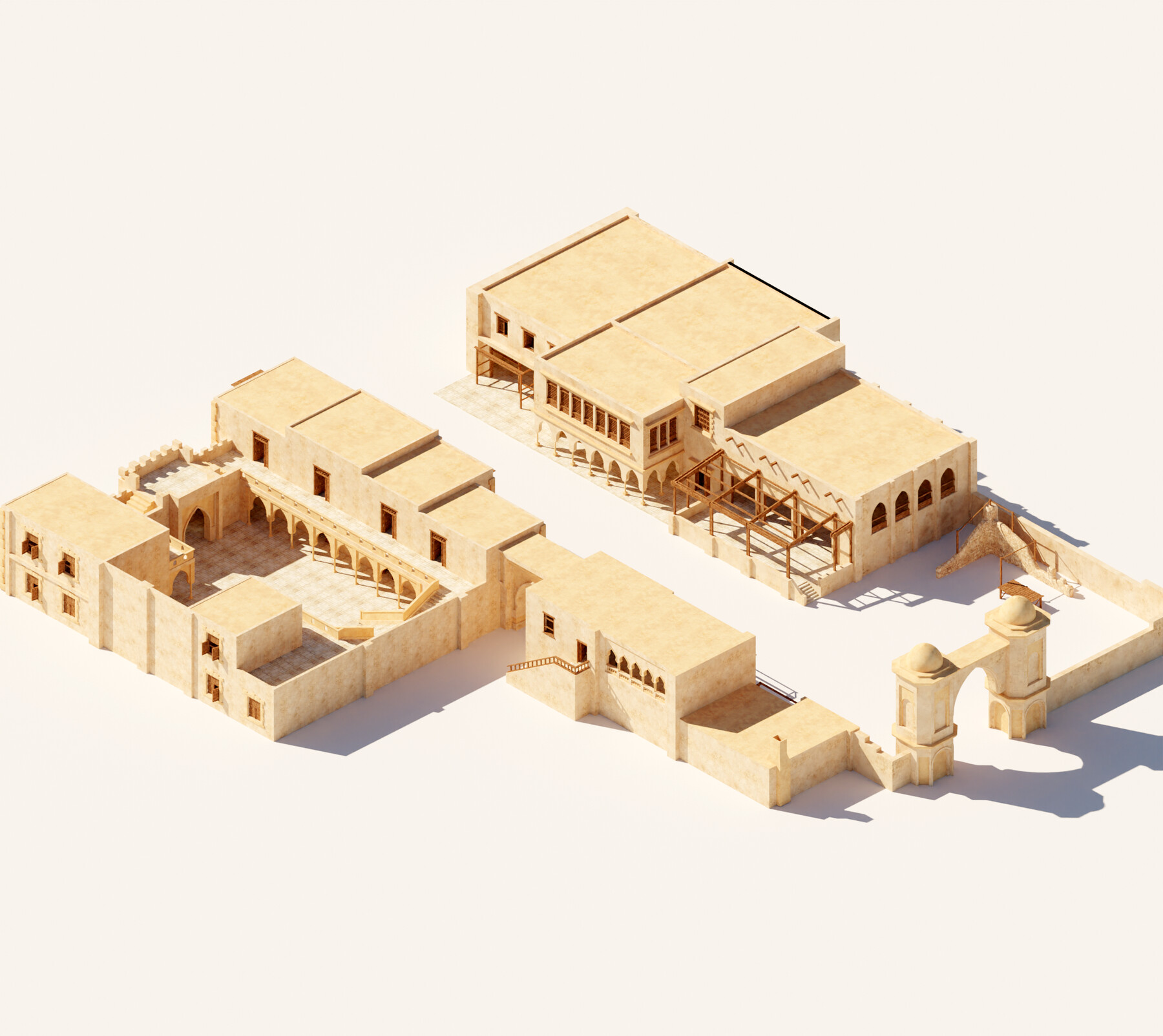 ArtStation - ancient desert building | Resources