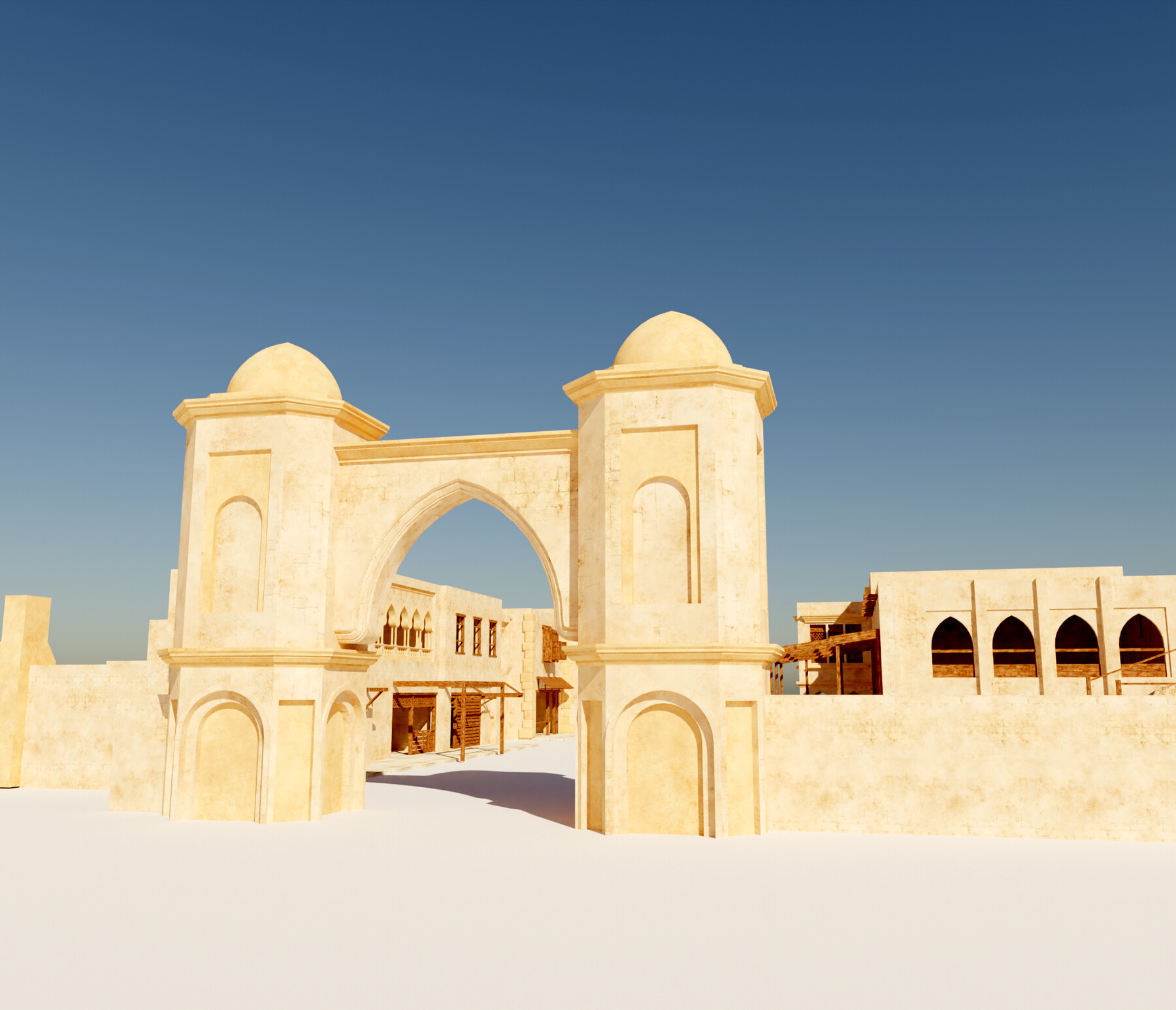 ArtStation - ancient desert building | Resources