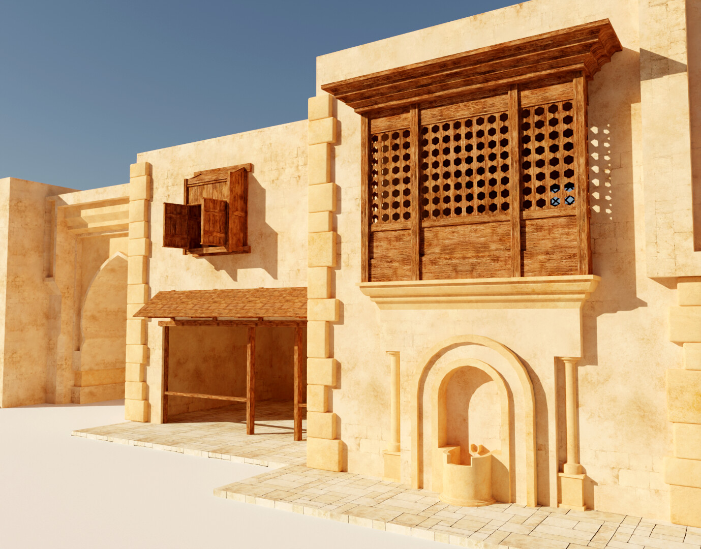 ArtStation - ancient desert building | Resources