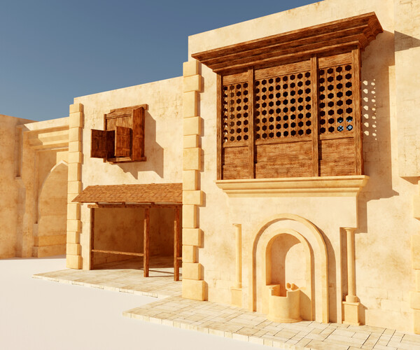 ArtStation - ancient desert building | Resources