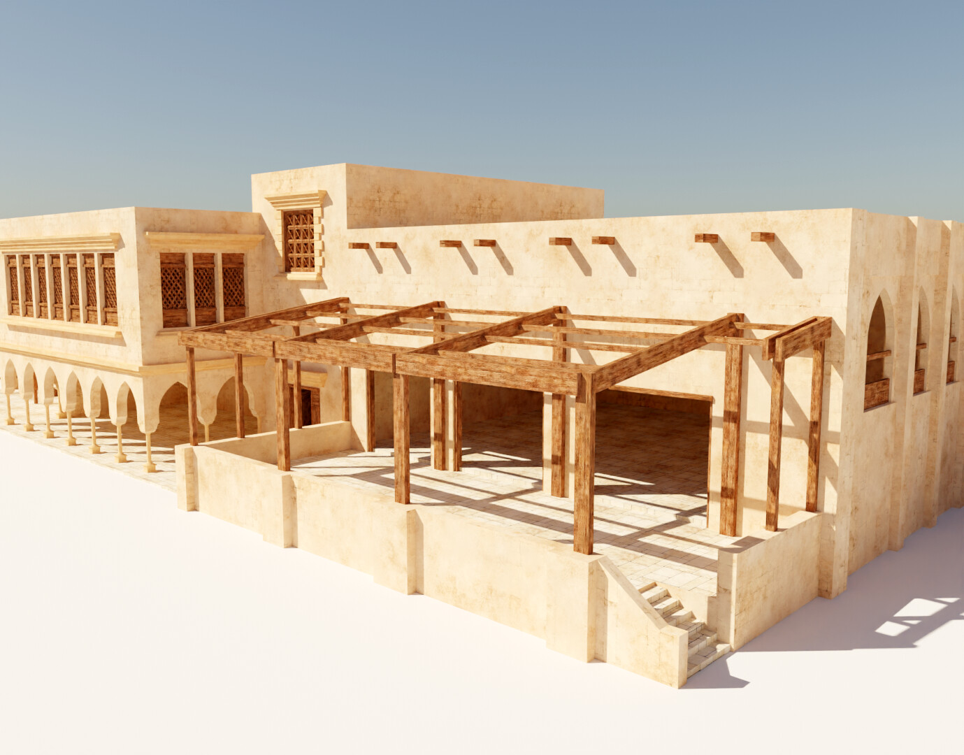 ArtStation - ancient desert building | Resources