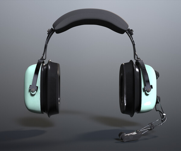 ArtStation - David Clark H10-36 Pilots Headset | Game Assets