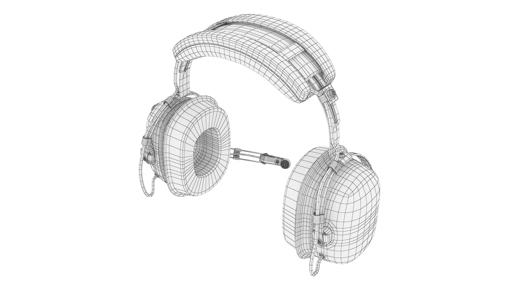 ArtStation - David Clark H10-36 Pilots Headset | Game Assets