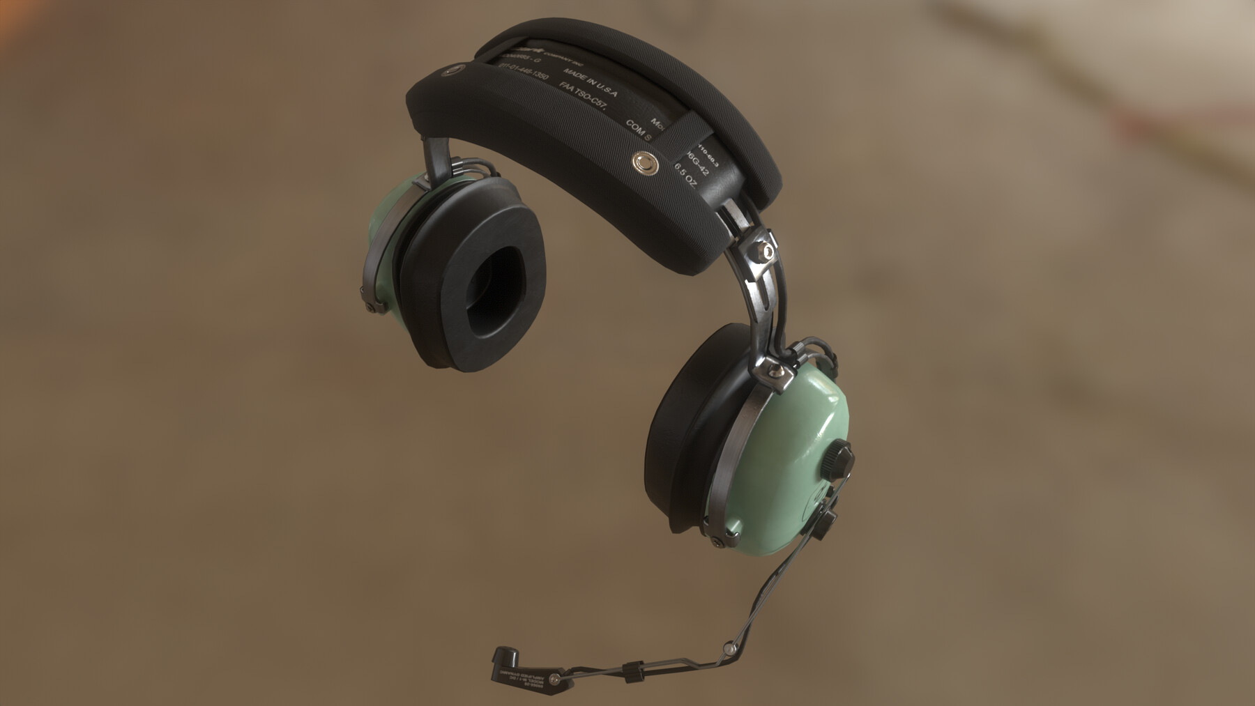ArtStation - David Clark H10-36 Pilots Headset | Game Assets