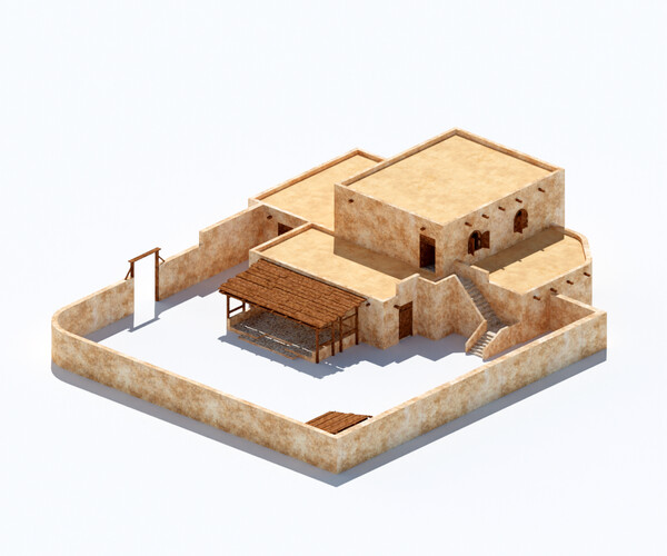 ArtStation - Ancient Desert Houses 2 | Resources