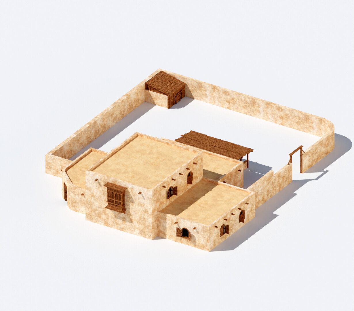 ArtStation - Ancient Desert Houses 2 | Resources