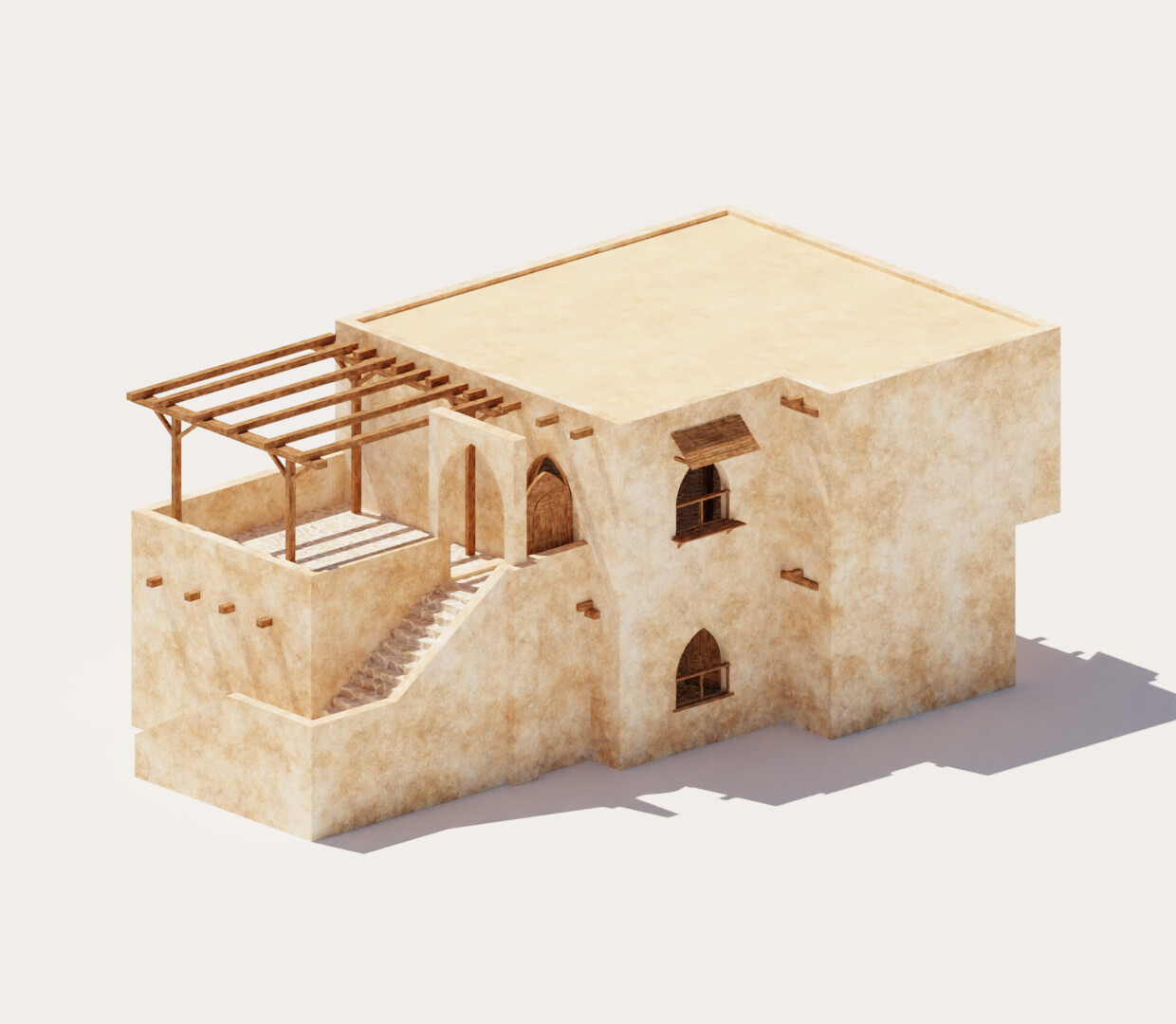 ArtStation - Ancient Desert Houses 4 | Resources