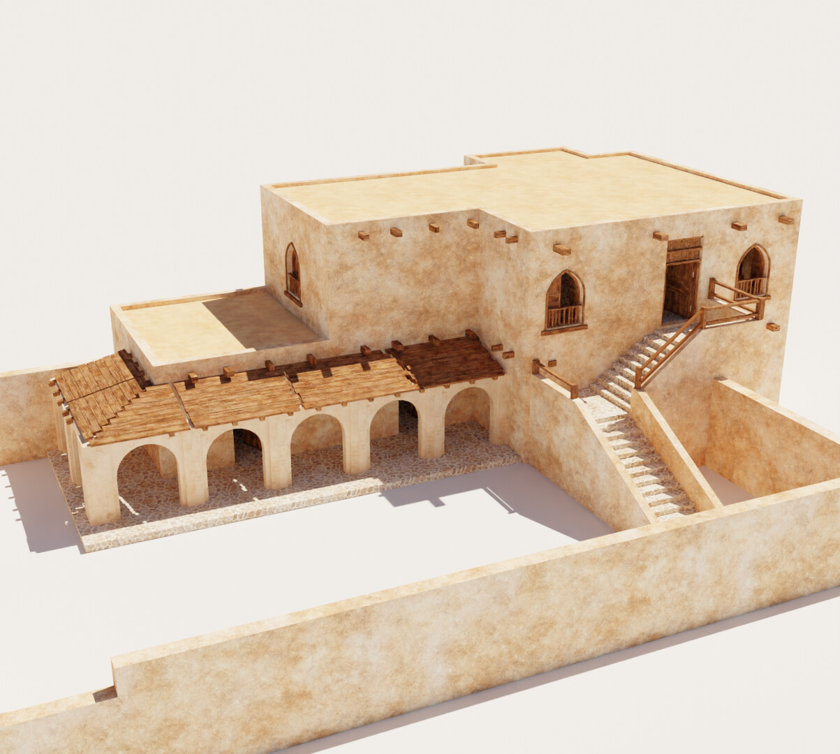 ArtStation - Ancient Desert Houses 6 | Resources