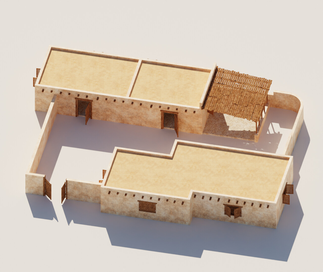 ArtStation - Ancient Desert Houses 7 | Resources