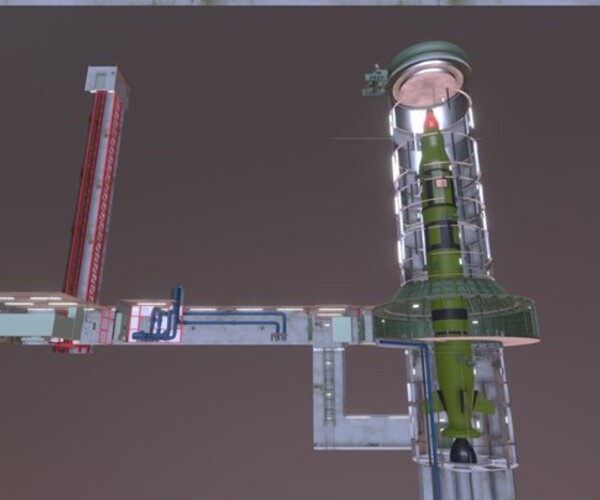 ArtStation - Underground Rocket | Resources