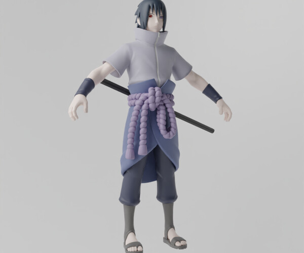ArtStation - Sasuke Uchiha Lowpoly Rigged | Resources
