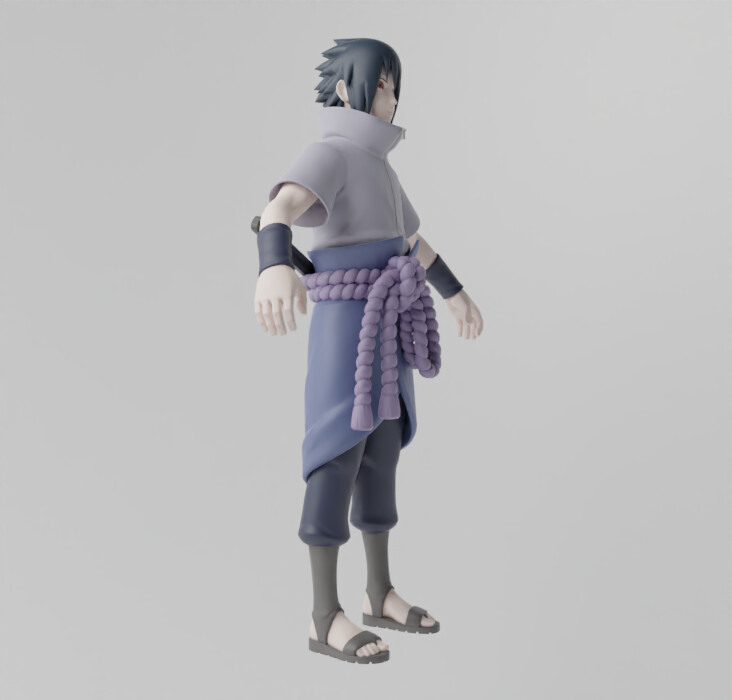 ArtStation - Sasuke Uchiha Lowpoly Rigged | Resources