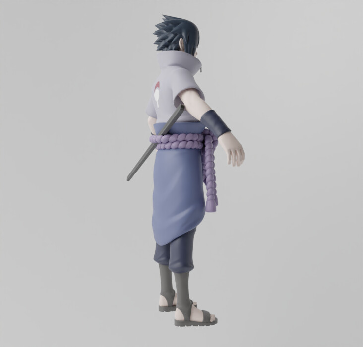 ArtStation - Sasuke Uchiha Lowpoly Rigged | Resources