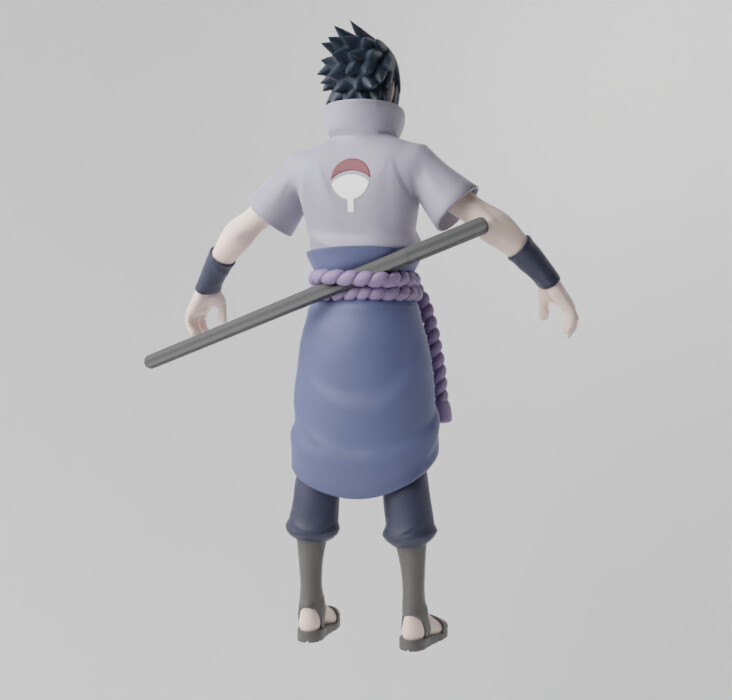 ArtStation - Sasuke Uchiha Lowpoly Rigged | Resources