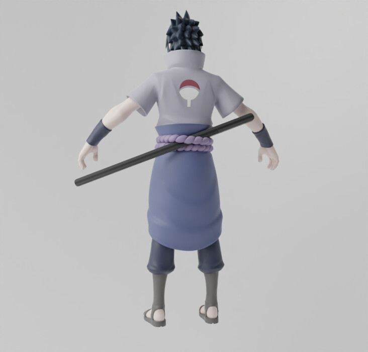 ArtStation - Sasuke Uchiha Lowpoly Rigged | Resources