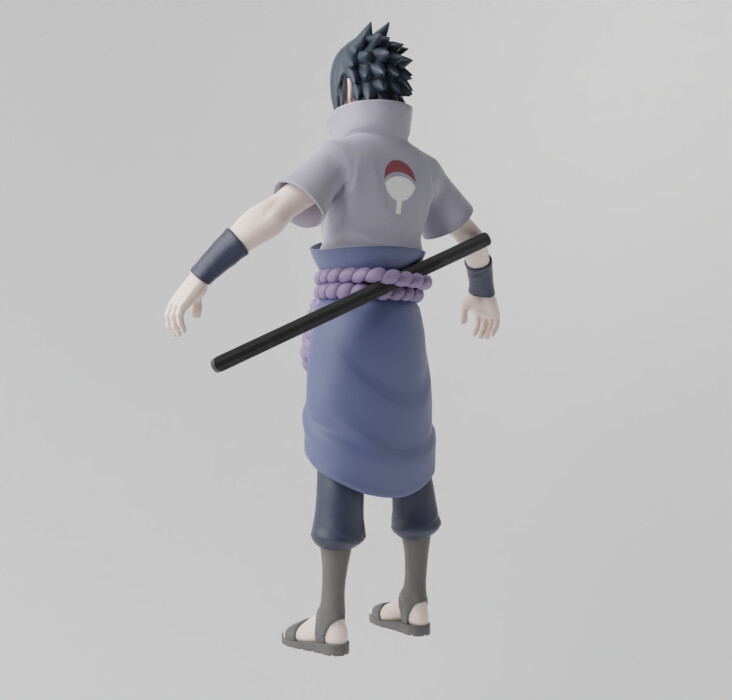 ArtStation - Sasuke Uchiha Lowpoly Rigged | Resources