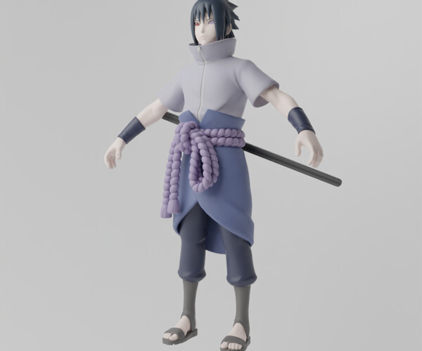 ArtStation - Sasuke Uchiha Lowpoly Rigged | Resources