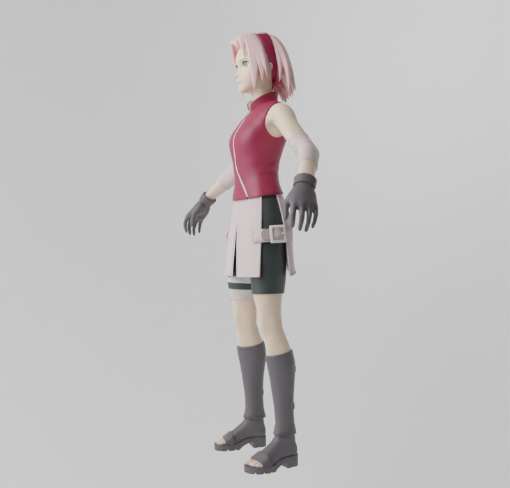 ArtStation - Sakura Lowpoly Rigged | Resources