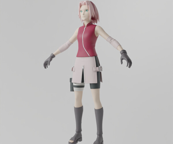 ArtStation - Sakura Lowpoly Rigged | Resources