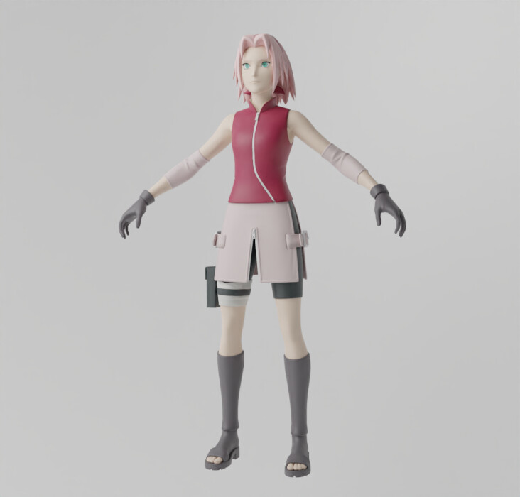ArtStation - Sakura Lowpoly Rigged | Resources