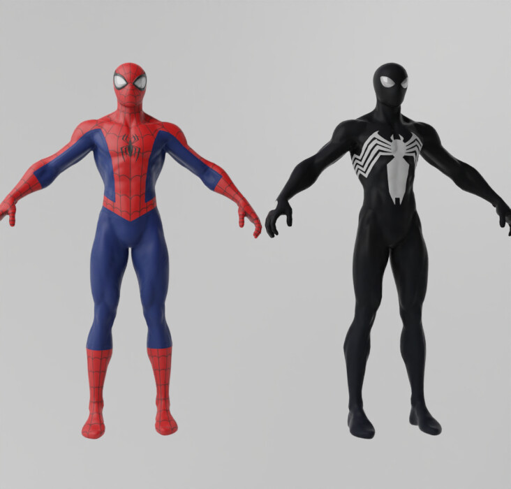 ArtStation - Spiderman Spiderverse Lowpoly Rigged | Resources