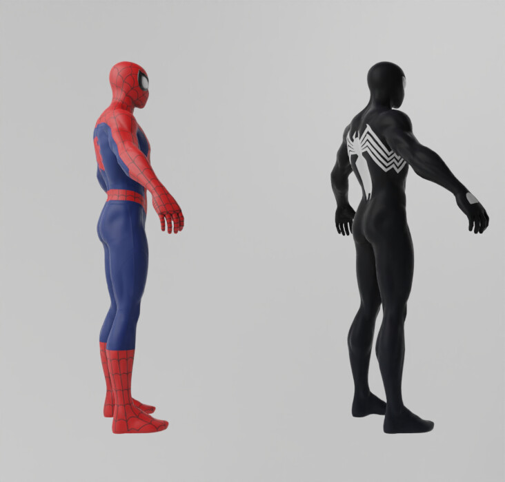 ArtStation - Spiderman Spiderverse Lowpoly Rigged | Resources