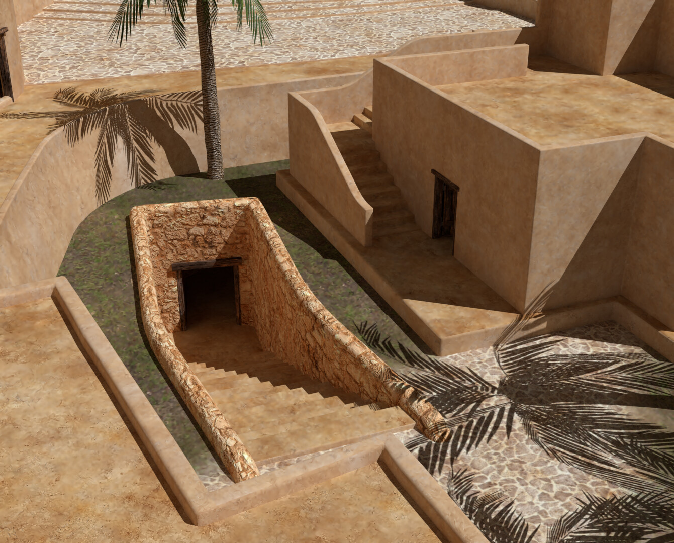 ArtStation - ancient desert fort | Resources