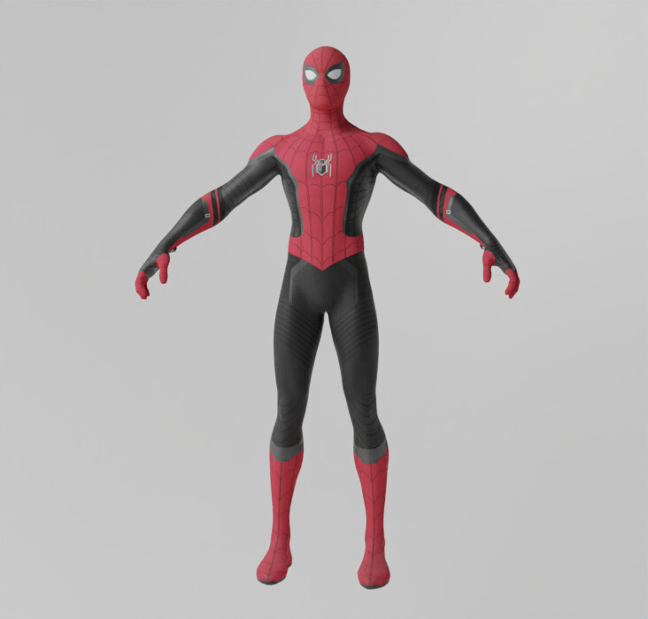 ArtStation - Spiderman Tom Holland Spiderverse Lowpoly Rigged | Resources