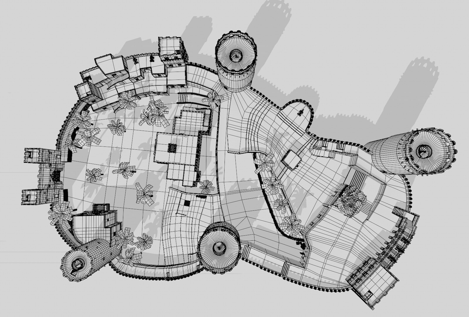 ArtStation - ancient desert fort | Resources