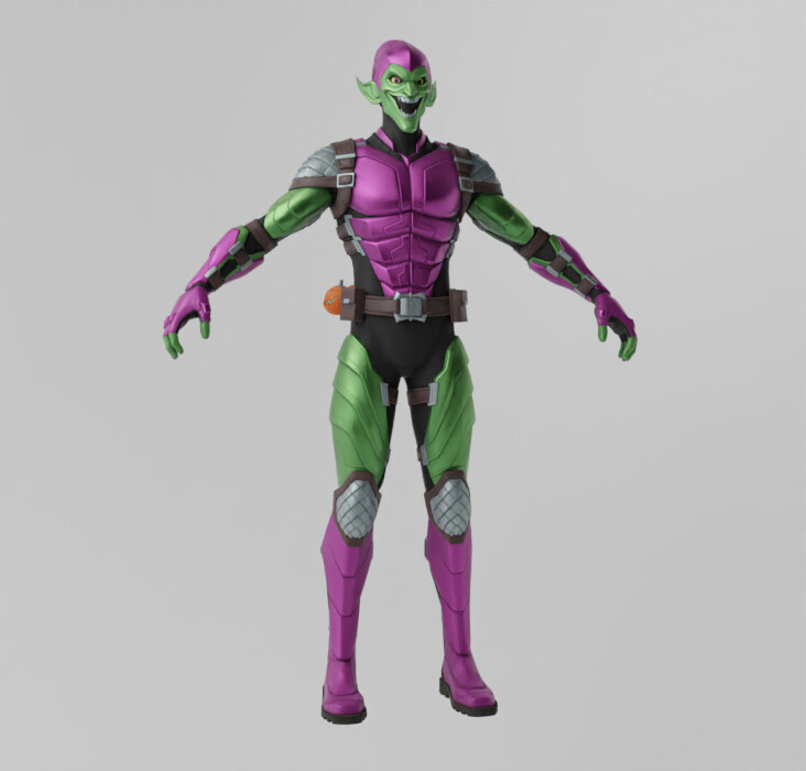 ArtStation - Green Goblin Lowpoly Rigged | Resources
