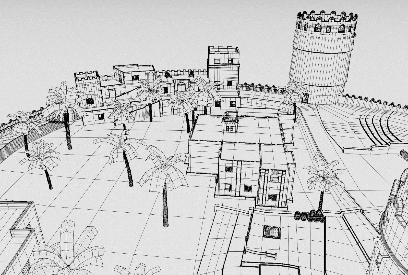 ArtStation - ancient desert fort | Resources