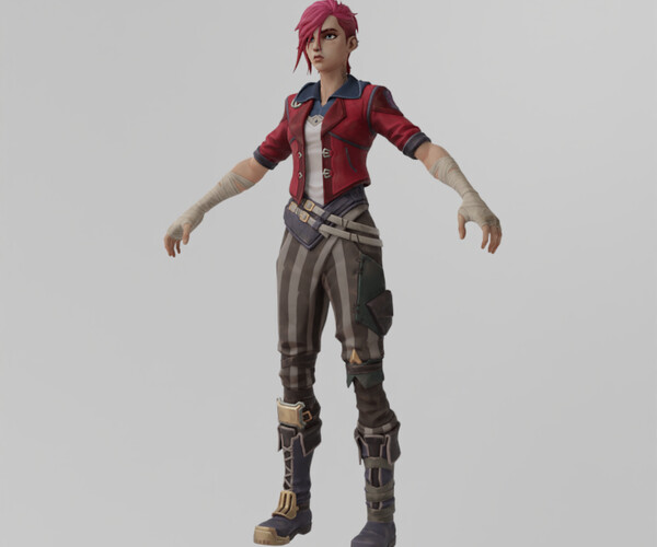 ArtStation - VI Arcane Lowpoly Rigged | Resources