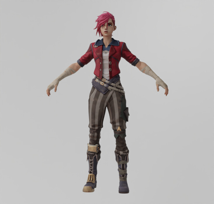 ArtStation - VI Arcane Lowpoly Rigged | Resources