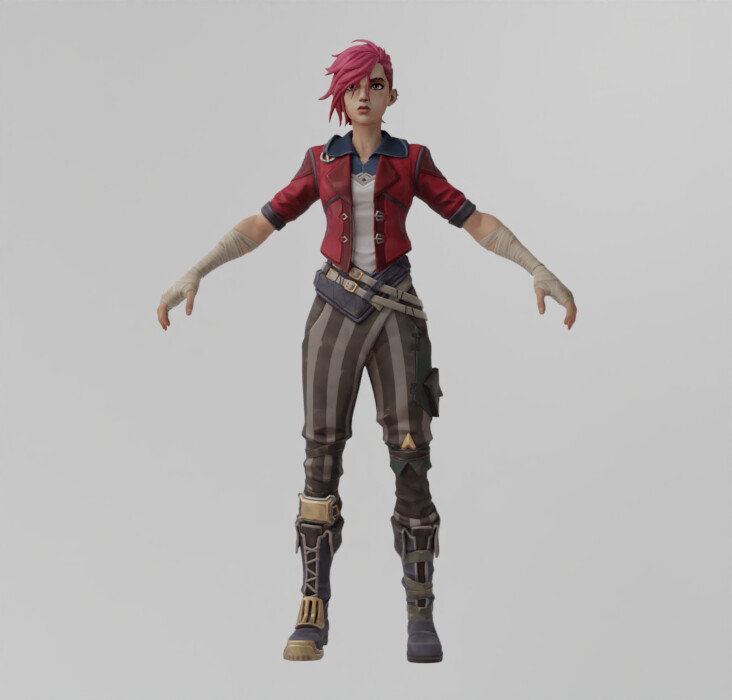 ArtStation - VI Arcane Lowpoly Rigged | Resources