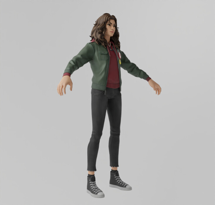 ArtStation - MJ Watson Spiderman Lowpoly Rigged | Resources